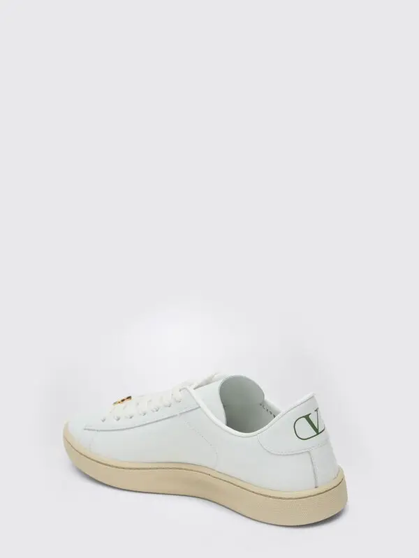 Valentino Garavani Leather Royco Low Top Sneakers - White