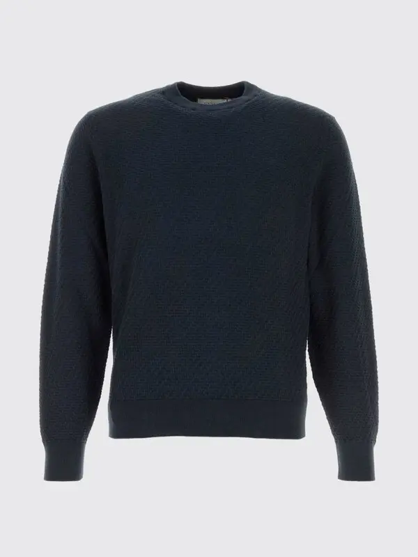 Canali Cotton And Silk Crewneck Sweater