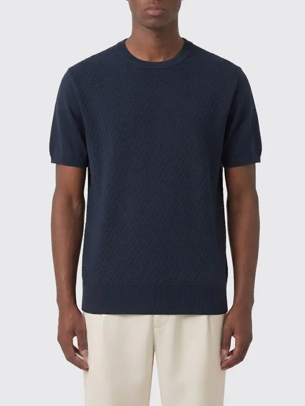 Canali Cotton And Silk T-shirt