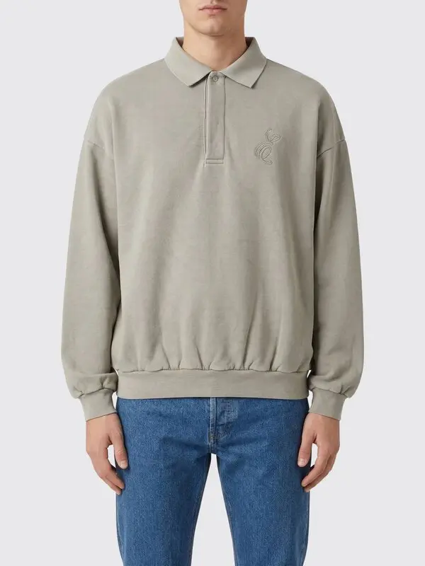 Fear Of God Cotton Polo Shirt With Back Logo - Grey