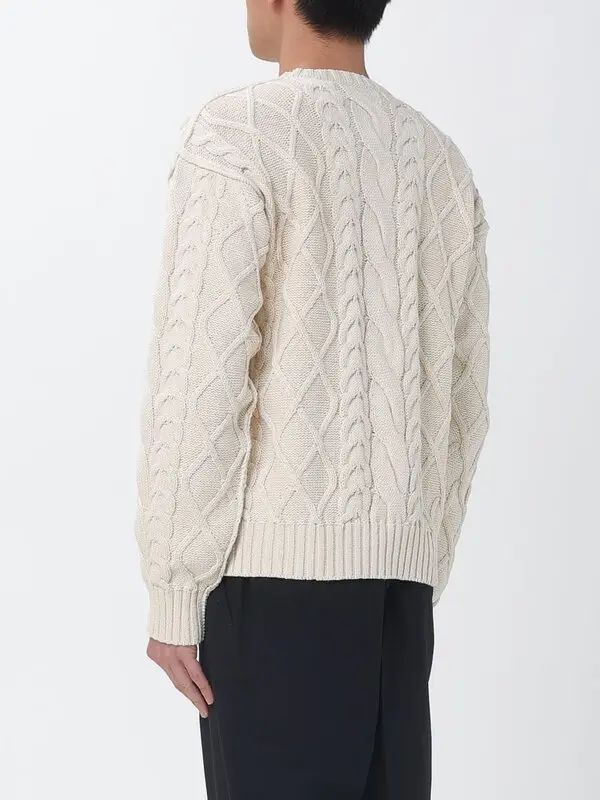 Dolce & Gabbana Ribbed Crew Neck Sweater - Beige