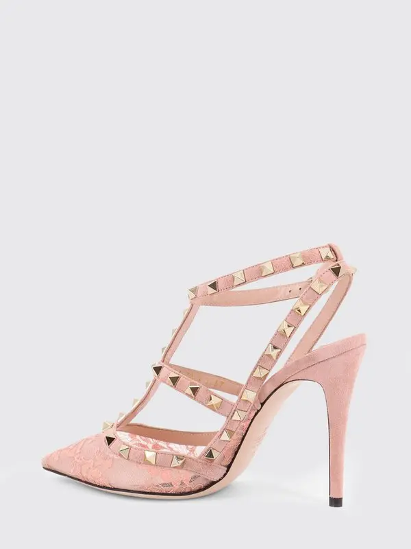 Valentino Garavani Lace Pump - Peach