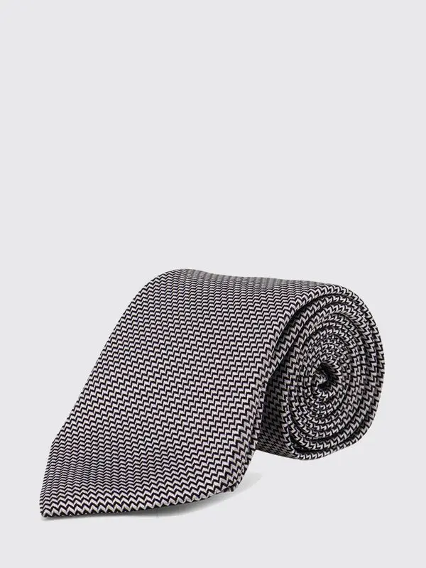 TOM FORD Jacquard Silk Neck Tie - Black