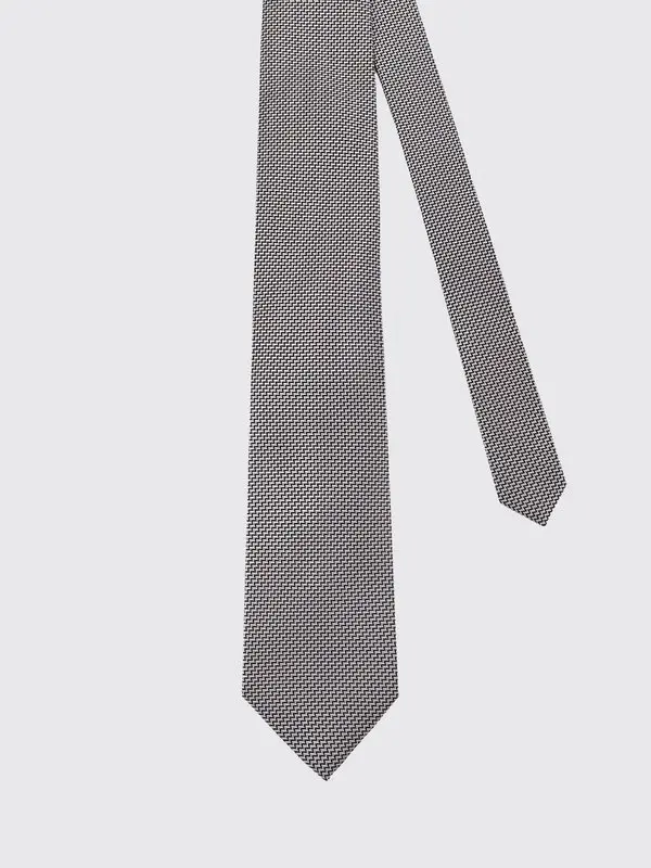 TOM FORD Jacquard Silk Neck Tie - Black