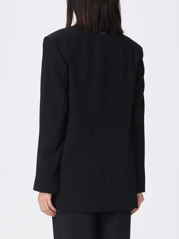 Armani Exchange Double Breasted Jacket - Black