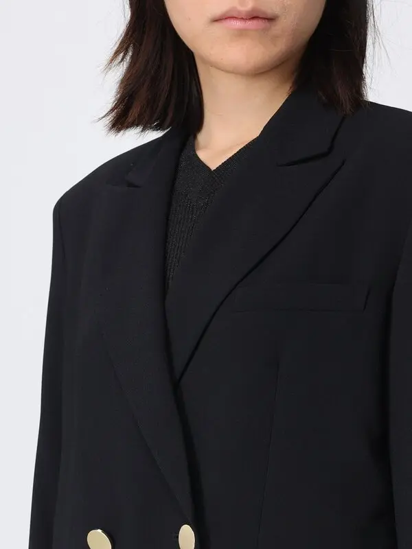 Armani Exchange Double Breasted Jacket - Black