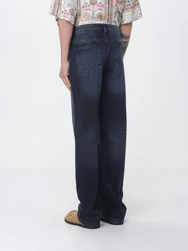 Just Cavalli Wide Leg Cotton Denim Jeans