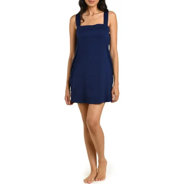 La Blanca Harbor Breeze Cover-up Dress - Indigo