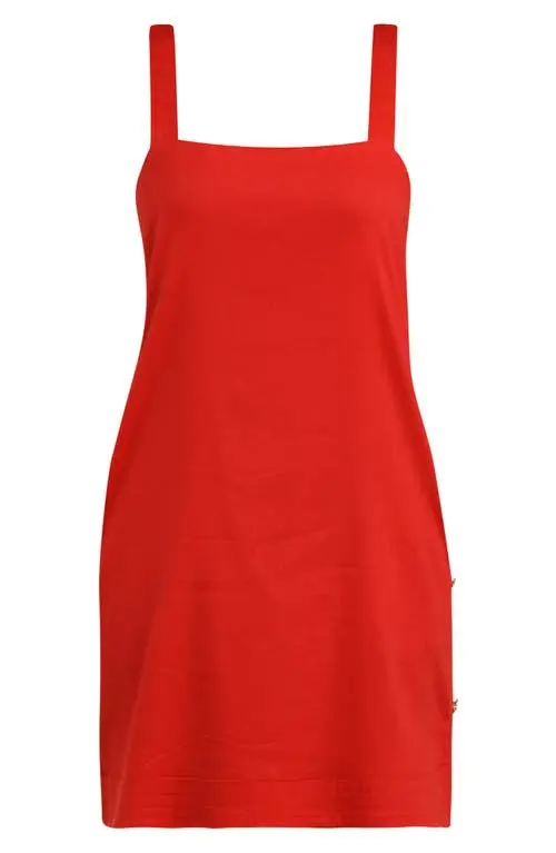 La Blanca Harbor Breeze Cover-up Dress - Ruby