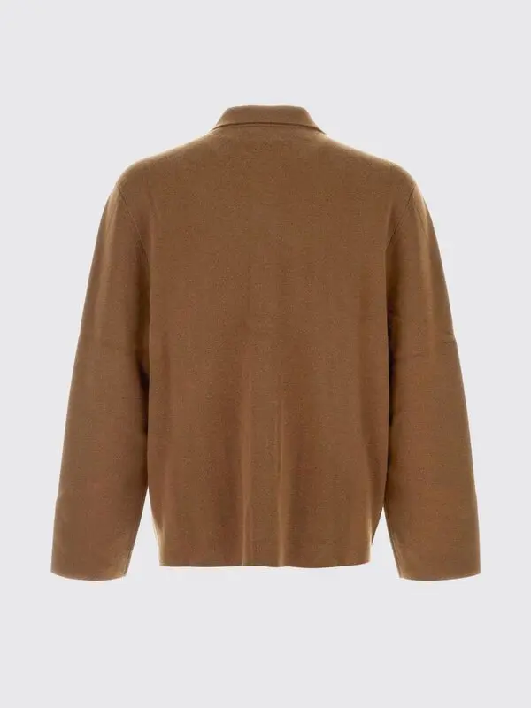 Le Kasha Collared Knit Jacket - Brown