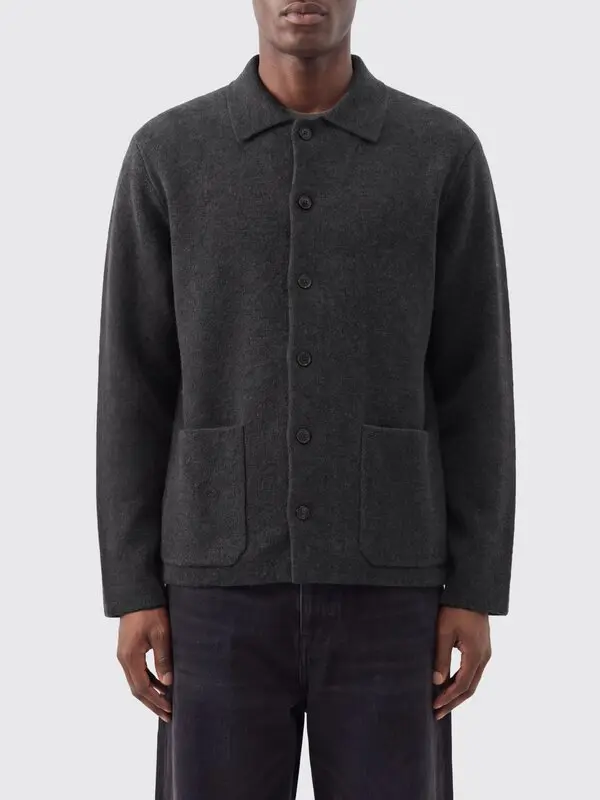 Le Kasha Organic Cashmere Cardigan - Grey