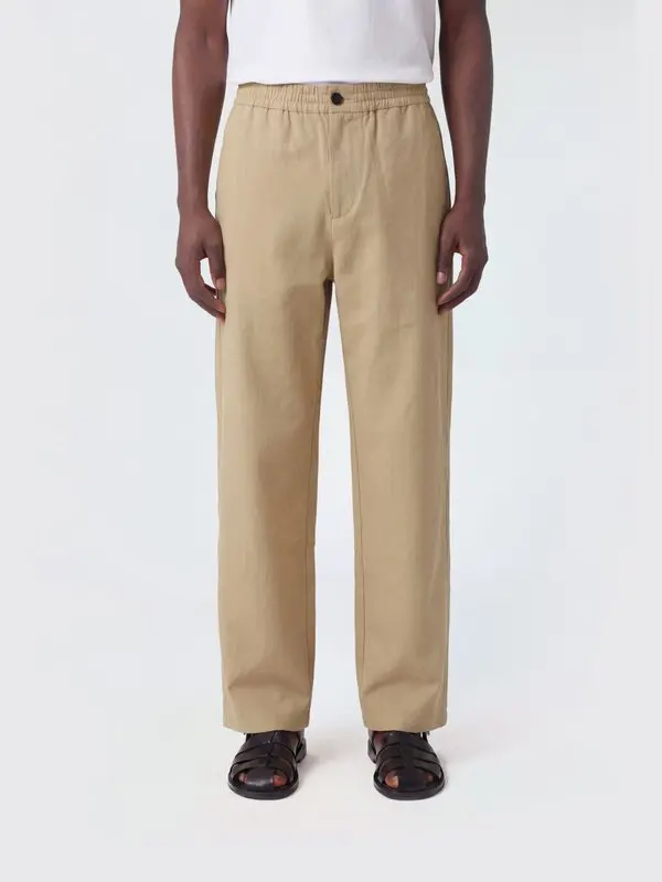 Le Kasha Organic Linen Wide Leg Trousers