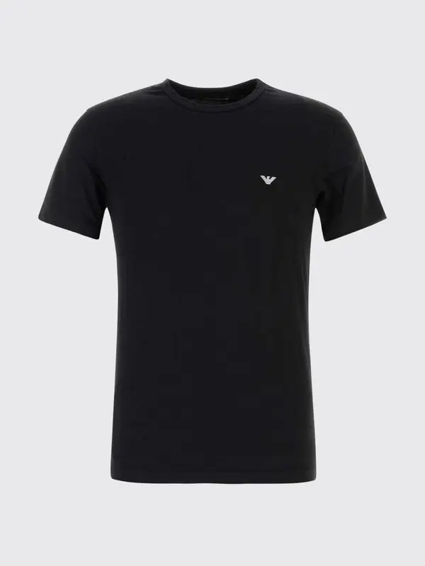 Emporio Armani Cotton Jersey T-shirt - Black