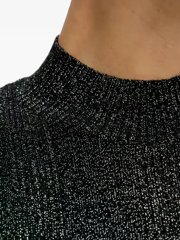Sisley Short-sleeve Turtleneck Sweater