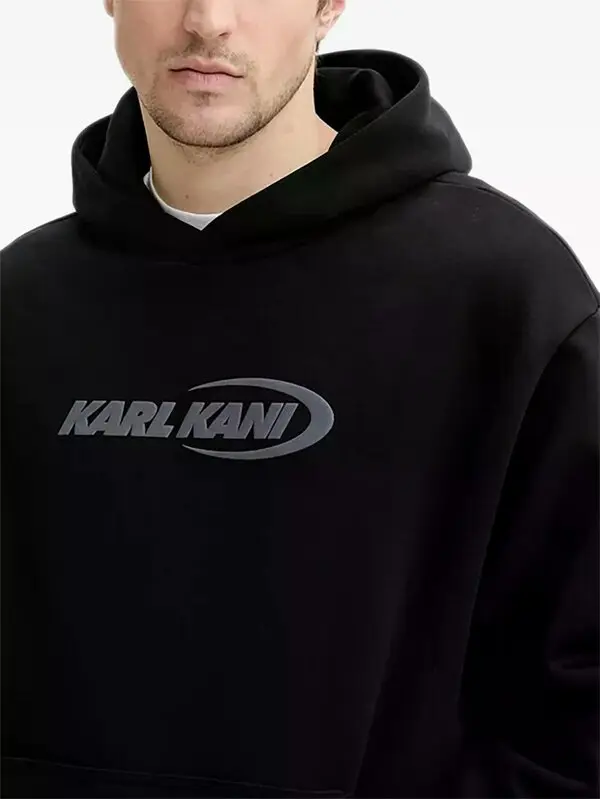 KARL KANI Striped Trim Hoodie