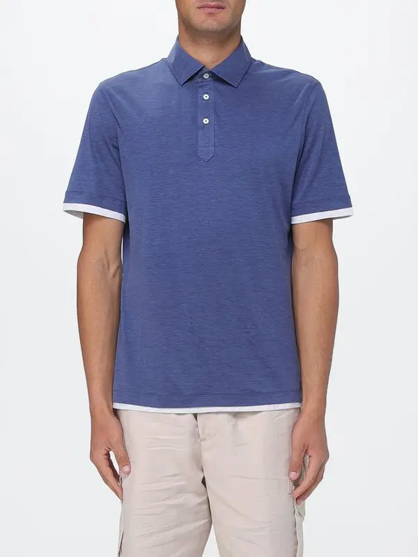 Brunello Cucinelli Polo Shirt - Blue