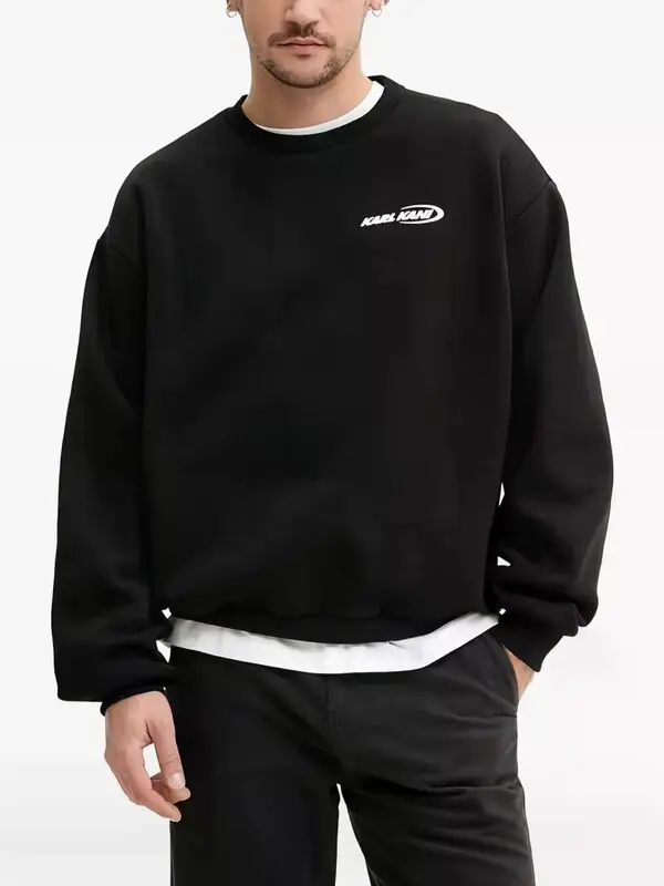KARL KANI Long-sleeve Sweater - Black