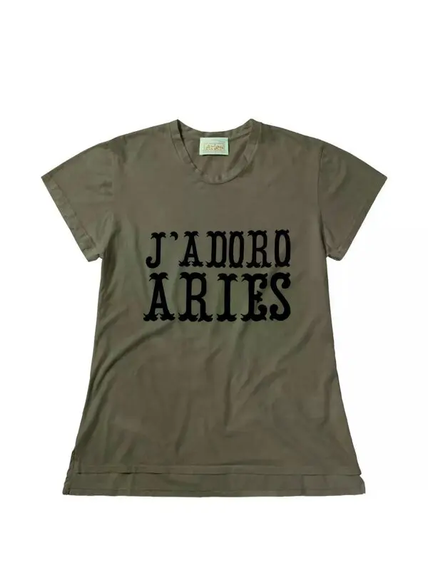 Aries J'adoro Printed T-shirt - Green