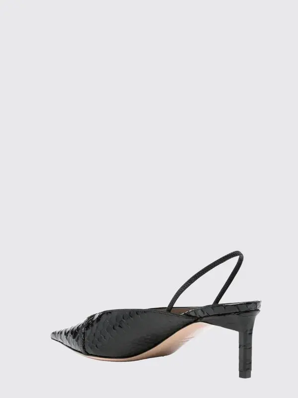 TOM FORD Crocodile Print Leather Slingback Pumps