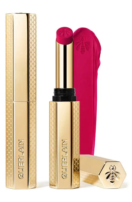 GUERLAIN Kiss Kiss Honey-infused Refillable Lipstick - 391 Vibrant Rose