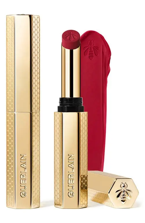 GUERLAIN Kiss Kiss Honey-infused Refillable Lipstick - 520 Pure Hibiscus