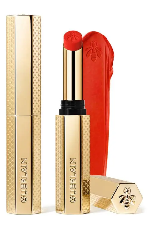 GUERLAIN Kiss Kiss Honey-infused Refillable Lipstick - 639 Tangerine Bloom