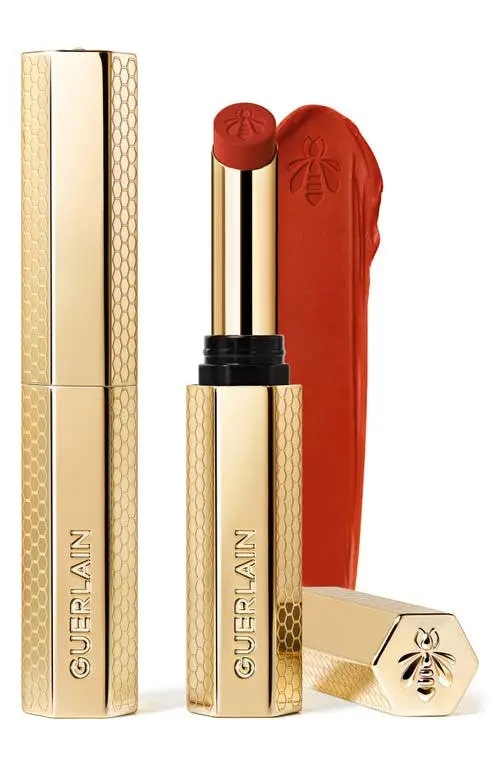 GUERLAIN Kiss Kiss Honey-infused Refillable Lipstick - 668 Warm Marigold