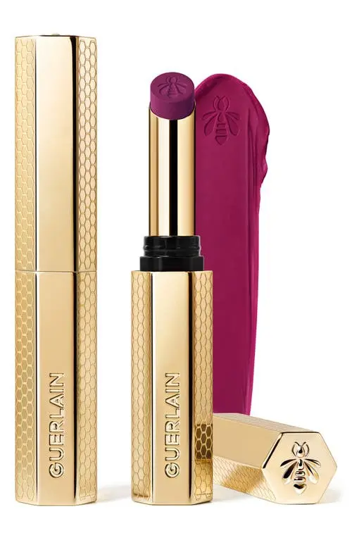GUERLAIN Kiss Kiss Honey-infused Refillable Lipstick - 837 Deep Iris