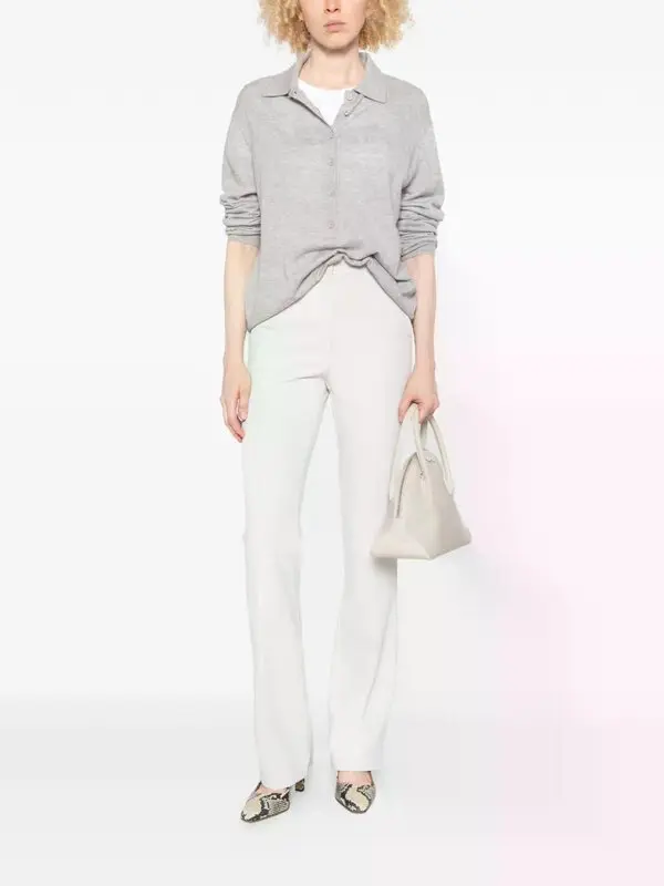 Patrizia Pepe Belt-loop Pocket Trousers - Grey
