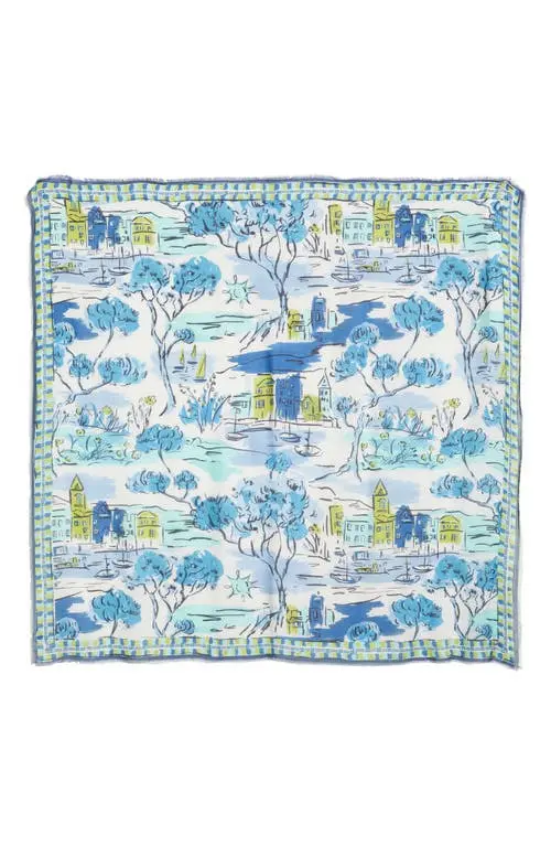Echo Riviera Square Scarf - Chambray