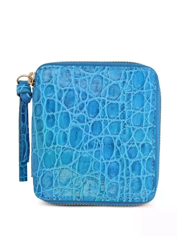 Dries Van Noten Leather Wallet - Blue