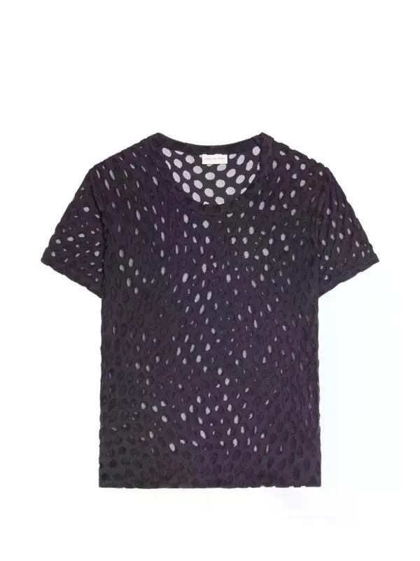 Dries Van Noten Dot-pattern T-shirt - Purple