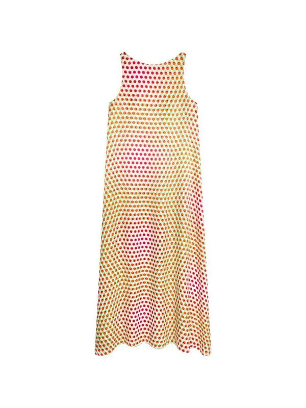 Dries Van Noten Printed Maxi Dress - White