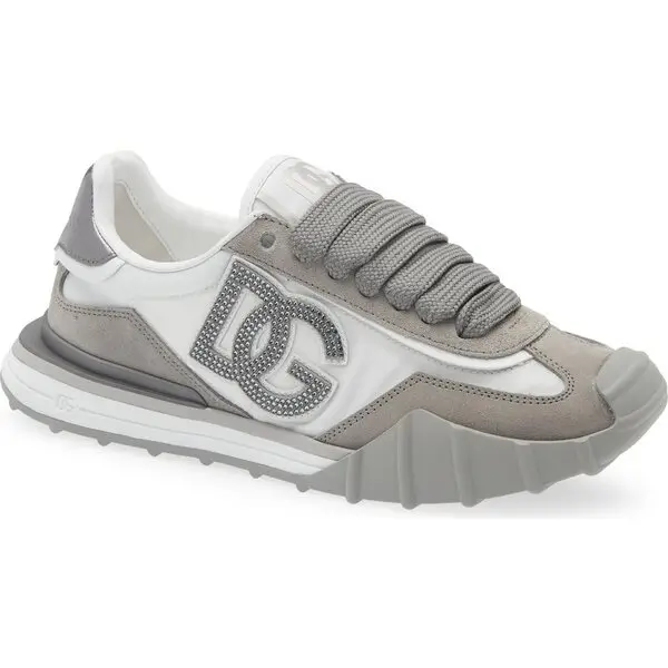 Dolce & Gabbana Athletic Low Top Sneaker - Bianco/grafite