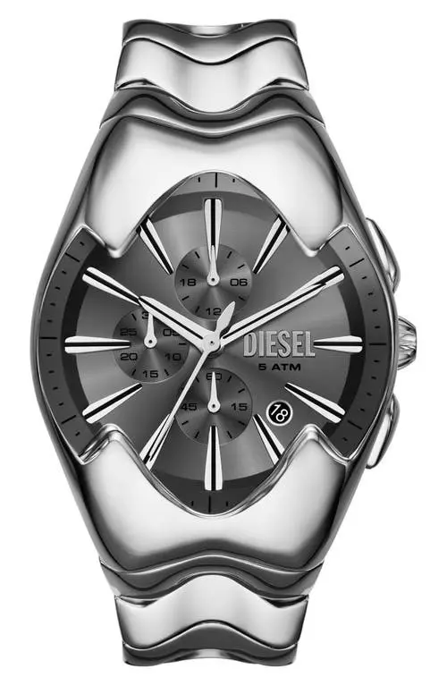 DIESEL® Chronograph Bracelet Watch - Silver