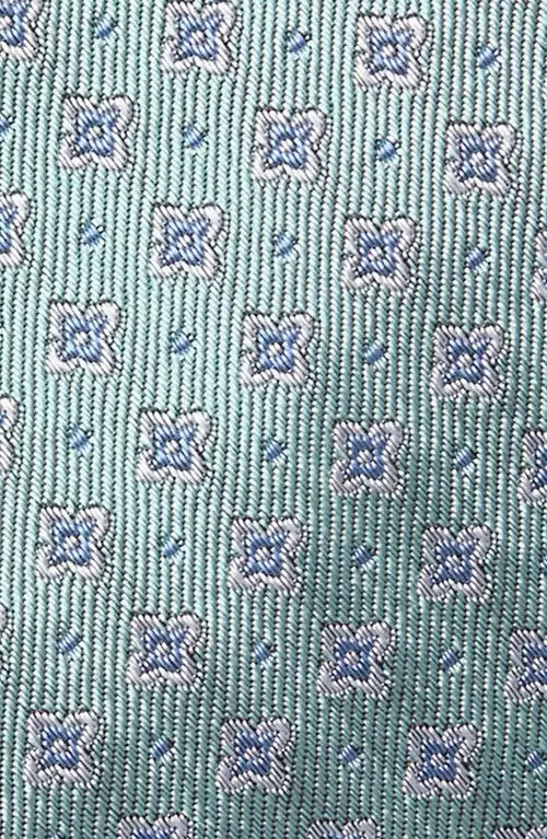 Nordstrom Landon Neat Silk Jacquard Neck Tie - Mint