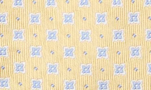 Nordstrom Landon Neat Silk Jacquard Neck Tie - Yellow