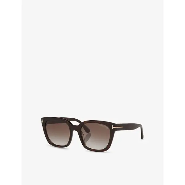TOM FORD Square-frame Tortoiseshell Sunglasses - Brown