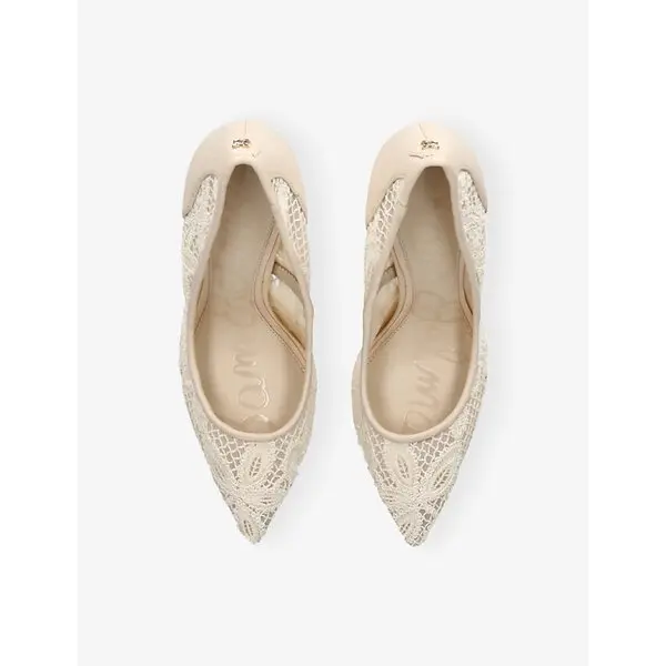 Sam Edelman Lace Pointed Toe Courts