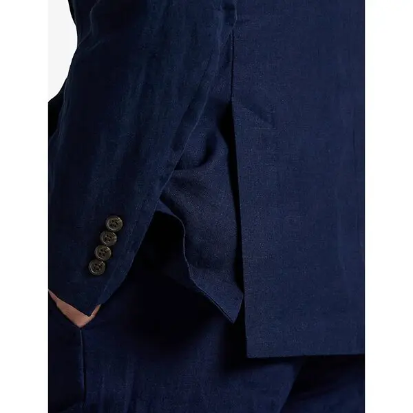 Polo Ralph Lauren Single-breasted Notch-lapel Linen Blazer