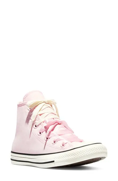 CONVERSE Gender Inclusive Chuck Taylor All Star Peached High Top Sneaker - Decade Pink/egret/black