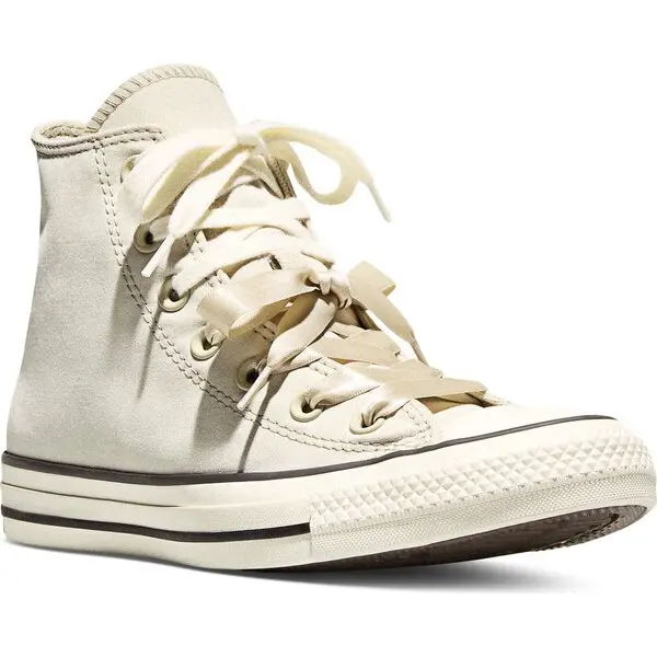CONVERSE Gender Inclusive Chuck Taylor All Star Peached High Top Sneaker - Sage Smoke/egret/black