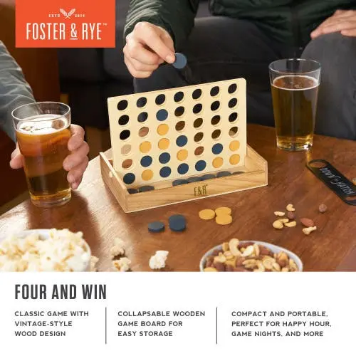 FOSTER & RYE Four And Win Game