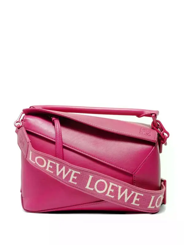 Loewe 2010-2020s Puzzle Edge Leather Handbag - Pink