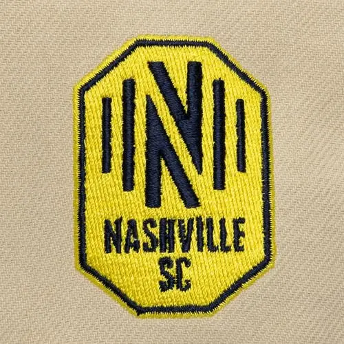 Mitchell & Ness Navy Nashville Sc Upside Down Pro Pinch Snapback Hat