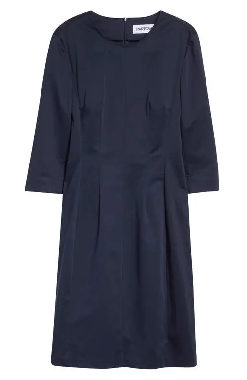 Partow Blair Stretch Cotton Sheath Dress