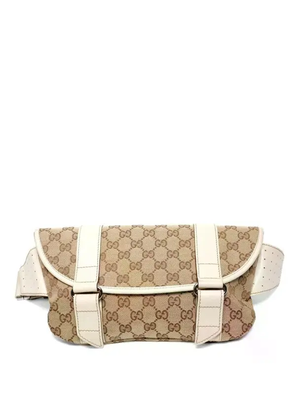 Gucci 2000-2020 Canvas Waist Bag - Neutrals