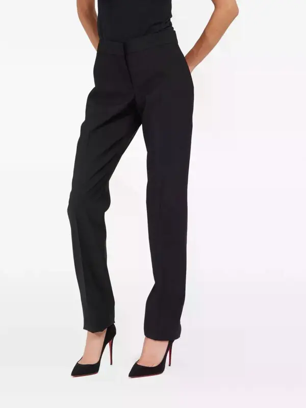 Alexander McQueen High-waisted Tailored Trousers - Black