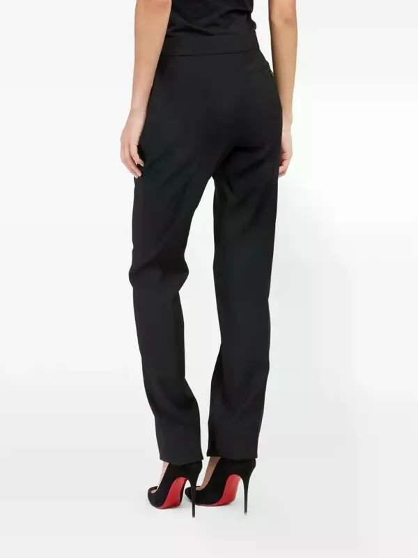 Alexander McQueen High-waisted Tailored Trousers - Black