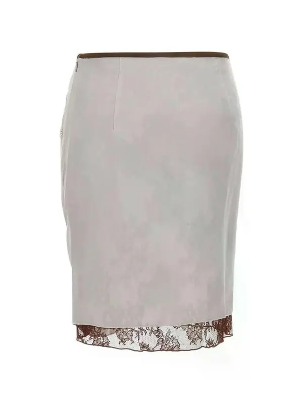 JACQUES Floral-embroidered Skirt